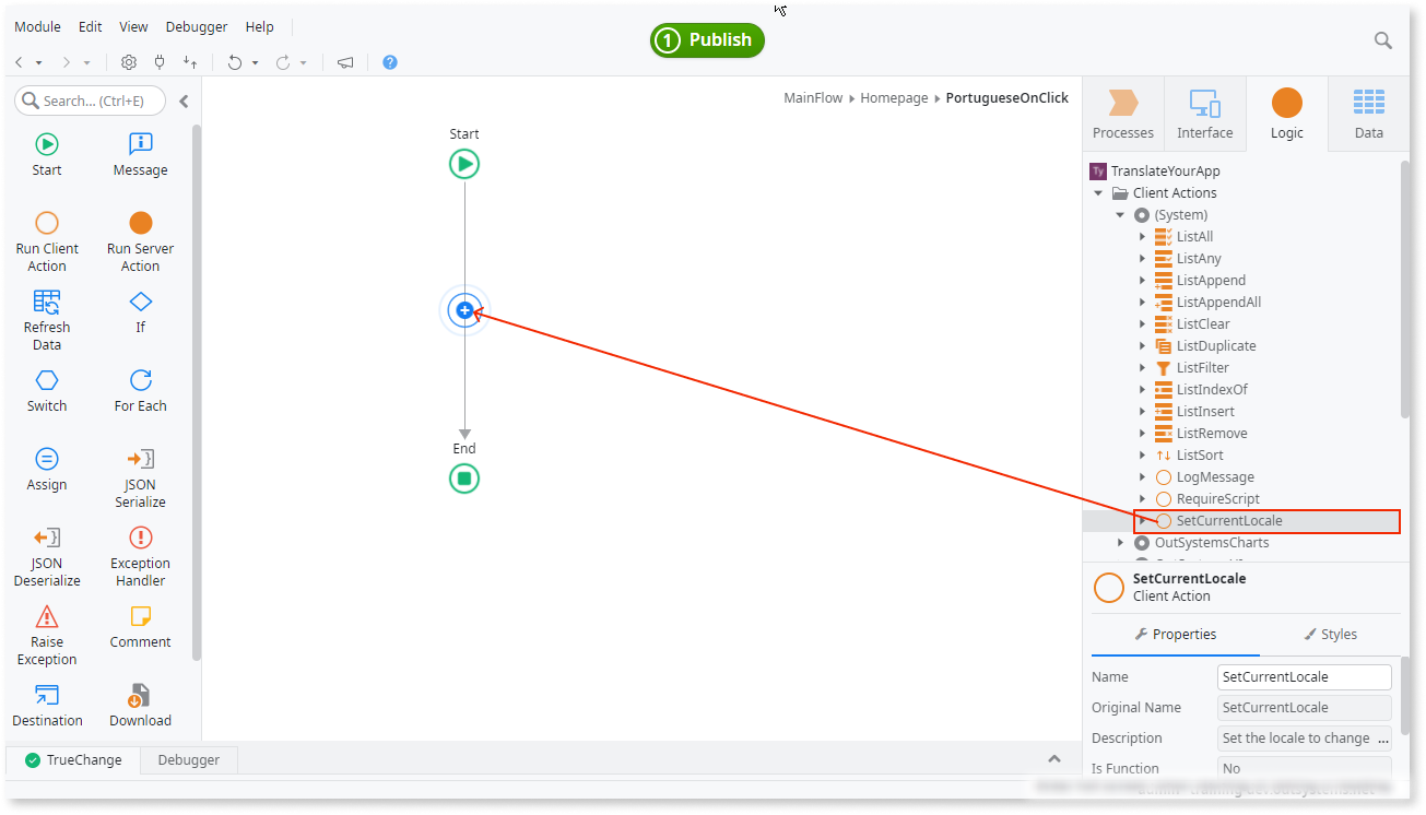 Translate your app - ODC Documentation