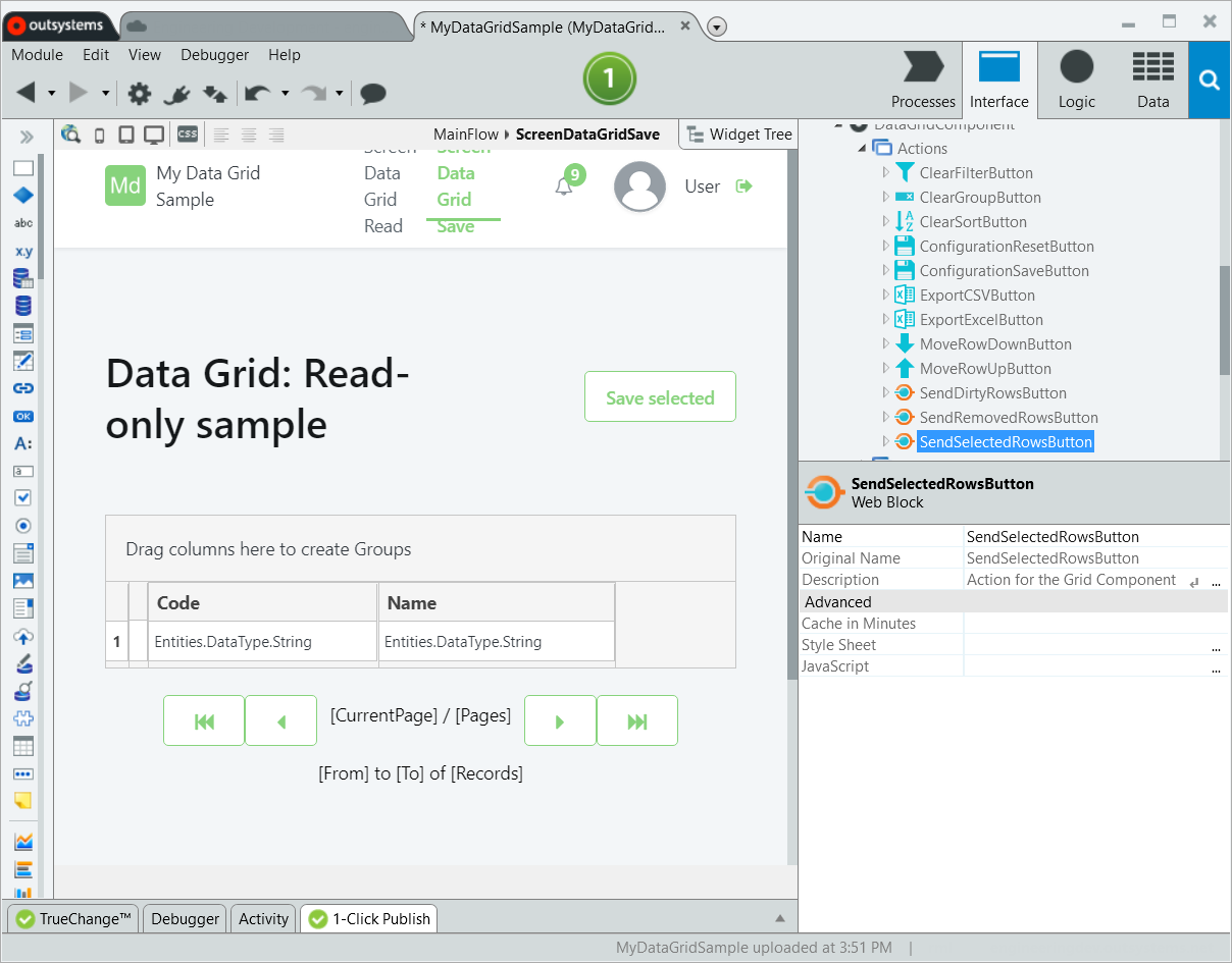 How to use OutSystems Data Grid Web - OutSystems How to Guide