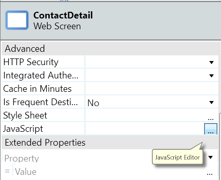 JavaScriptコードを定義して実行する - OutSystems 10 ドキュメンテーション
