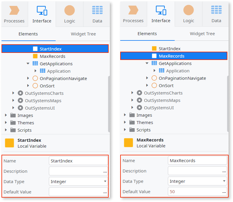 Pagination - OutSystems 11 Documentation