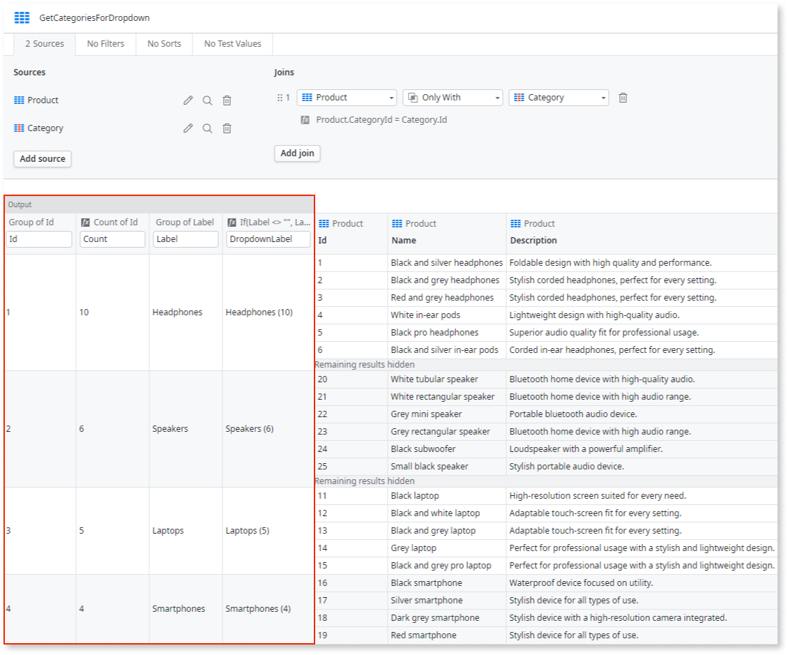 Create A Calculated Attribute In An Aggregate Outsystems 11 Documentation