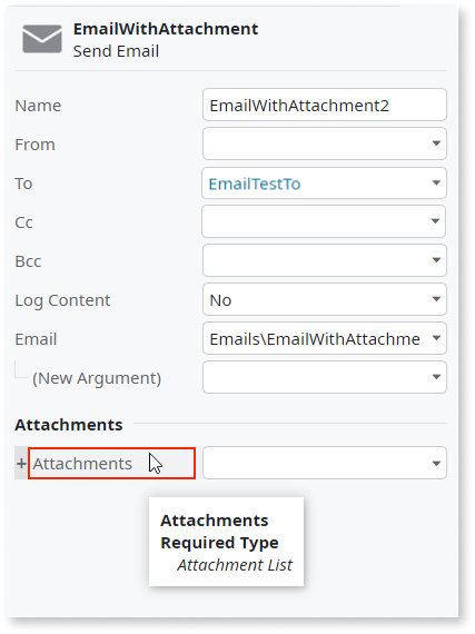 Adding email attachments - OutSystems 11 Documentation
