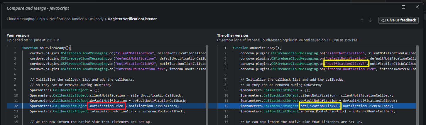 Firebase Cloud Messaging Plugin Error Logs With Invalid Call Of The Onnotificationclicked