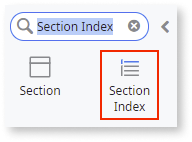 Section Index - OutSystems 11 Documentation