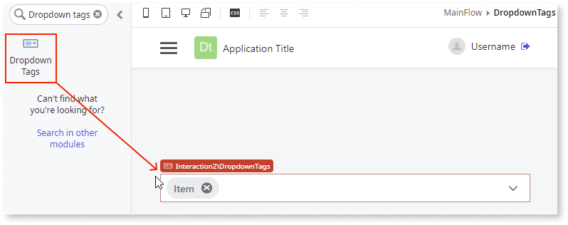 Dropdown Tags - ODC Documentation