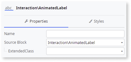 Animated Label - ODC Documentation