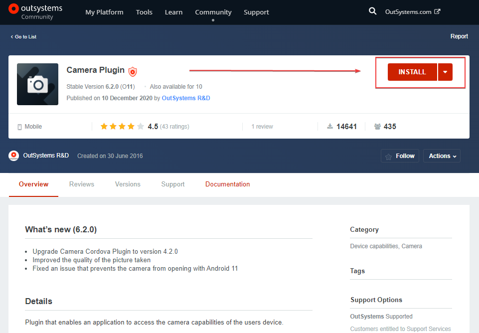 Mobile Plugins - OutSystems 11 Documentation