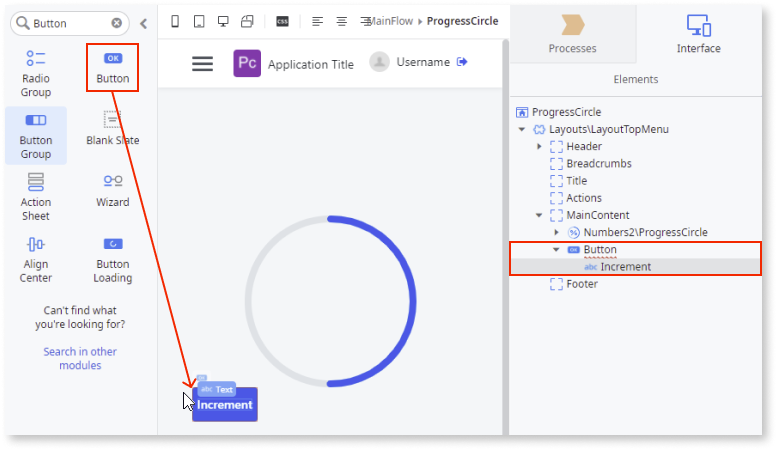 Progress Circle - OutSystems 11 Documentation