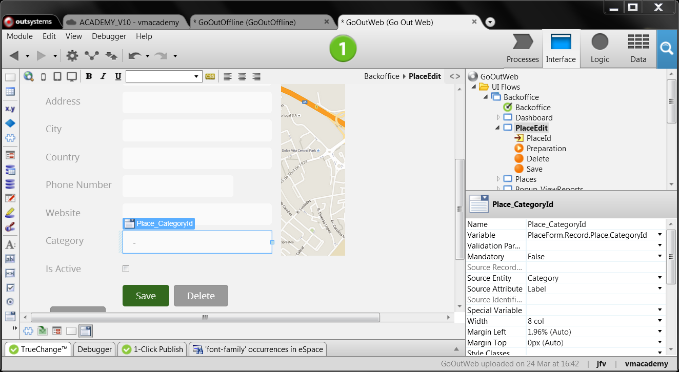 Choose One Value from a List - OutSystems 10 Documentation