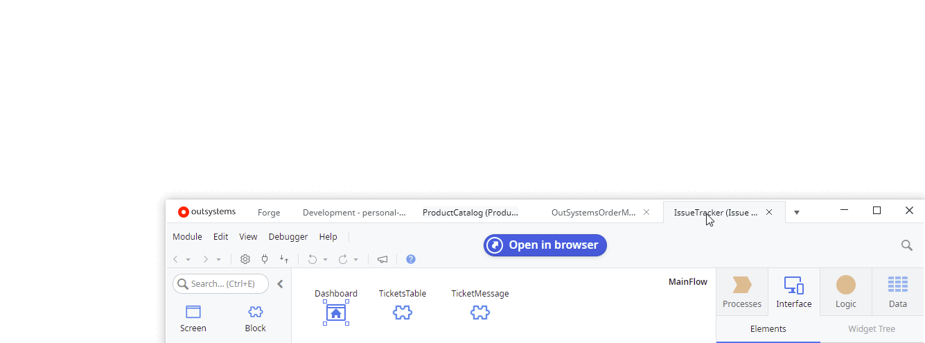 Service Studio Tips and Tricks - OutSystems 11 Documentation