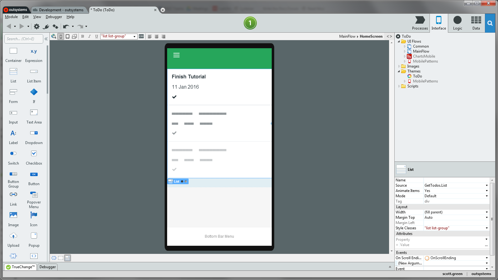 Create Your First Mobile App - OutSystems 10 Documentation