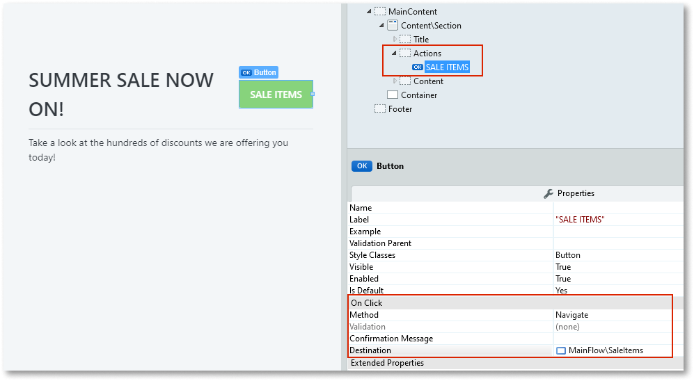 Section - OutSystems 11 Documentation