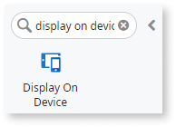 Display on Device - ODC Documentation