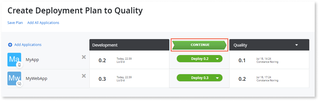 Deploy an Application - OutSystems 11 Documentation