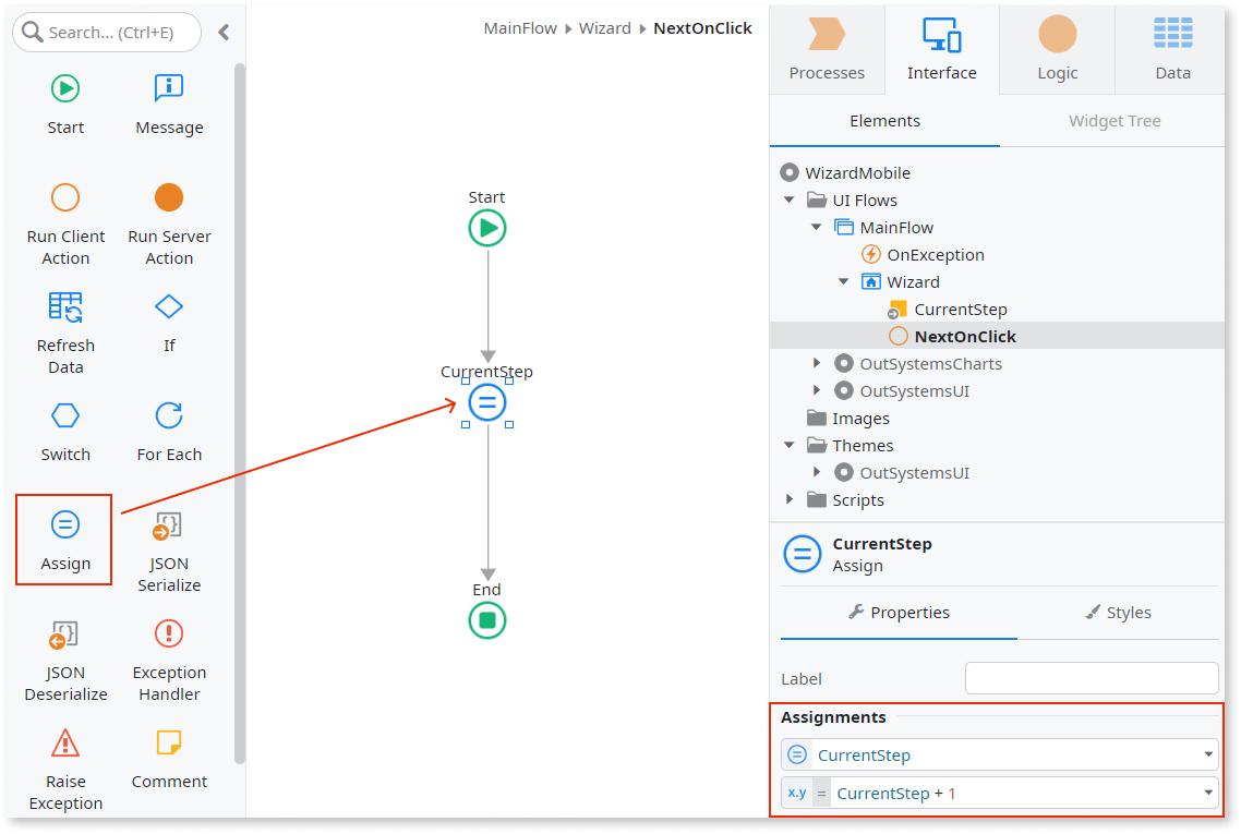 Wizard - OutSystems 11 Documentation