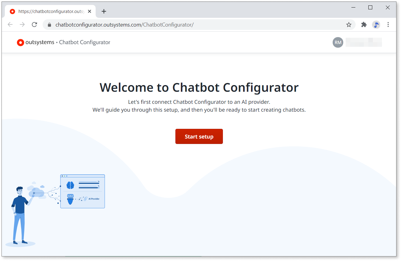 Chatbot configuration wizard - OutSystems 11 Documentation