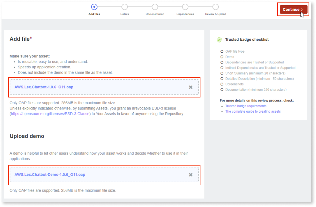 Sharing a project - OutSystems サポート