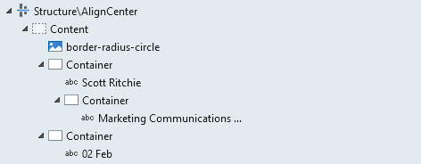 Align Center Reference - OutSystems 11 Documentation