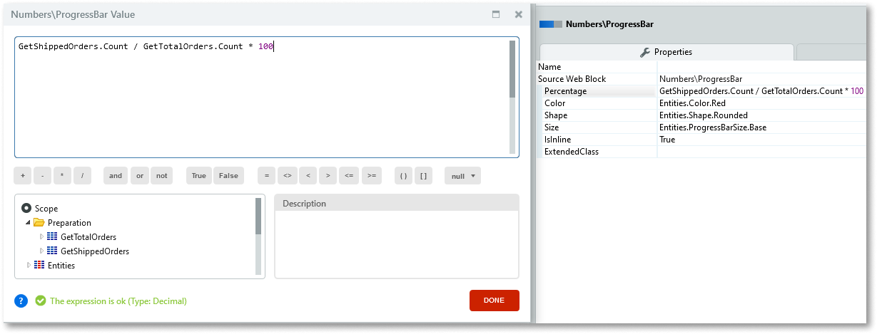 Progress Bar - OutSystems 11 Documentation
