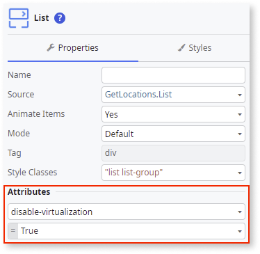 List - OutSystems 11 Documentation