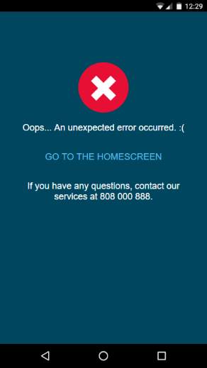 エラー画面をカスタマイズする - OutSystems 11 ドキュメンテーション