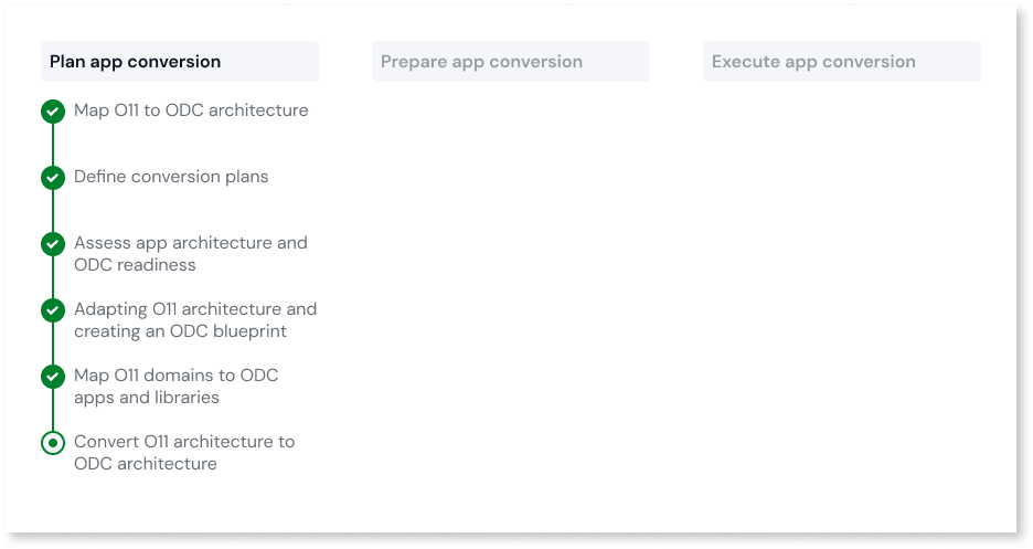 Convert O11 architecture to ODC architecture - OutSystems 11 ドキュメンテーション