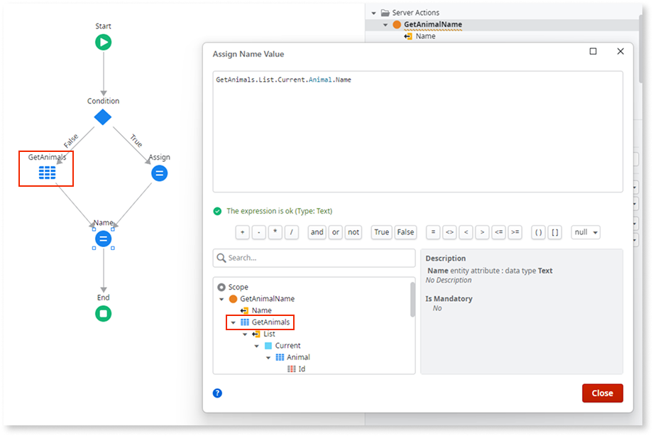 Aggregate or SQL node referenced outside its scope - OutSystems 11 ドキュメンテーション