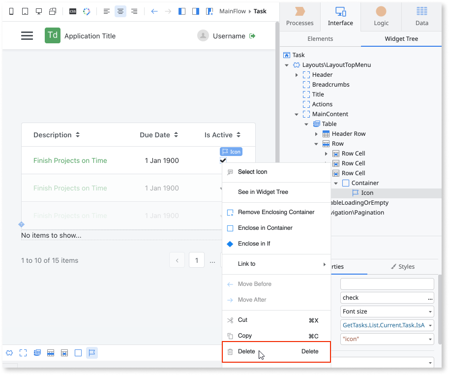 Create your first Reactive Web App - OutSystems 11 Documentation