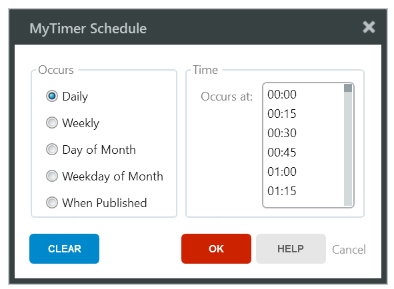 Create and Run Timers - OutSystems 10 Documentation
