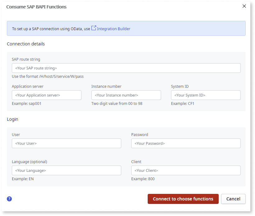 Integrate with a SAP System - OutSystems 11 Documentation