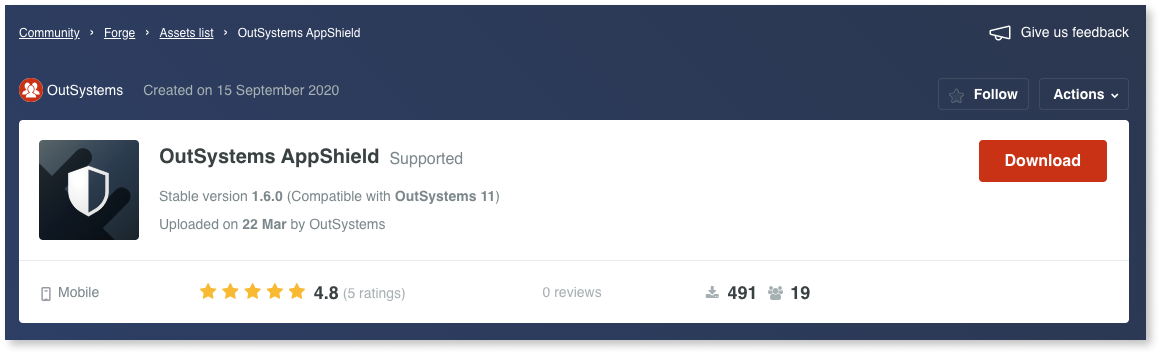 Harden the protection of mobile apps with AppShield - OutSystems 11 Documentation