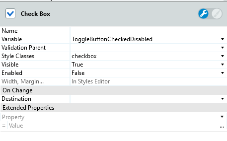 Toggle Button Reference - OutSystems 11 Documentation