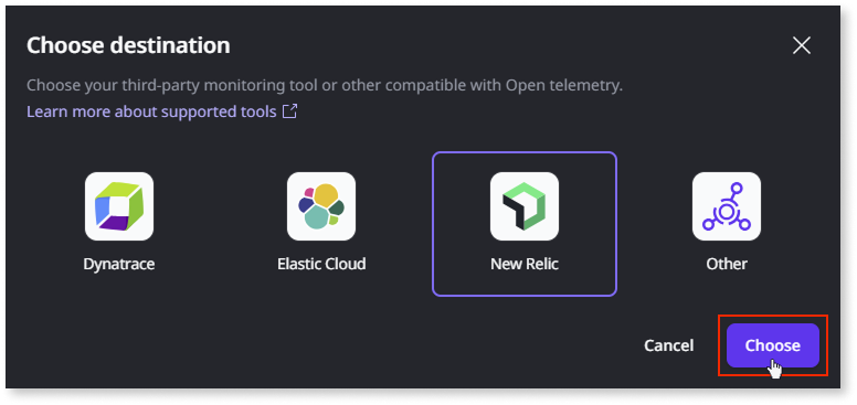 Configure analytics streams in the ODC Portal - ODC Documentation