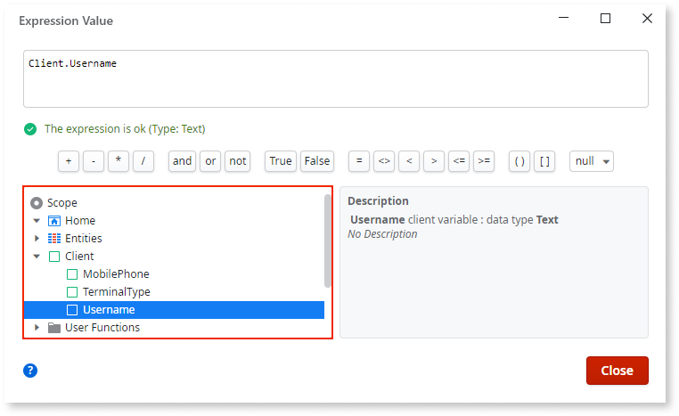 Invalid Expression（無効なExpression）エラー - OutSystems 11 ドキュメンテーション