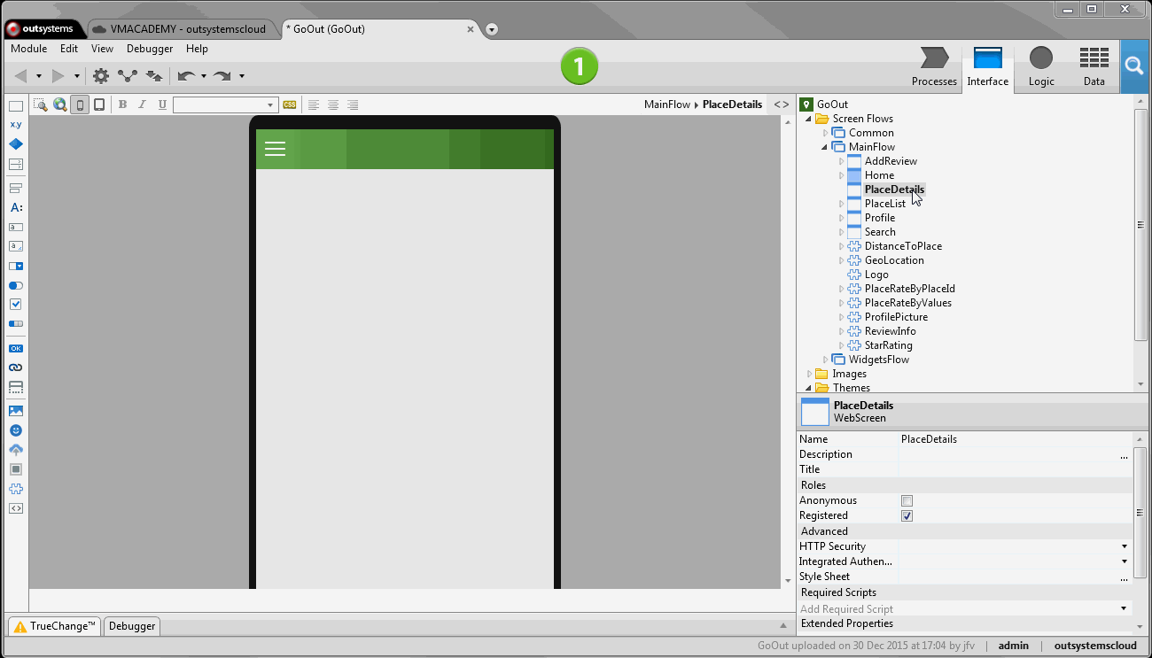 Pass Data Between Screens With Input Parameters - OutSystems 10 Documentation