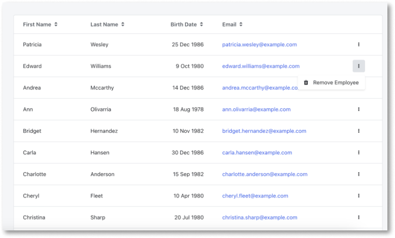 Overflow Menu - OutSystems 11 Documentation