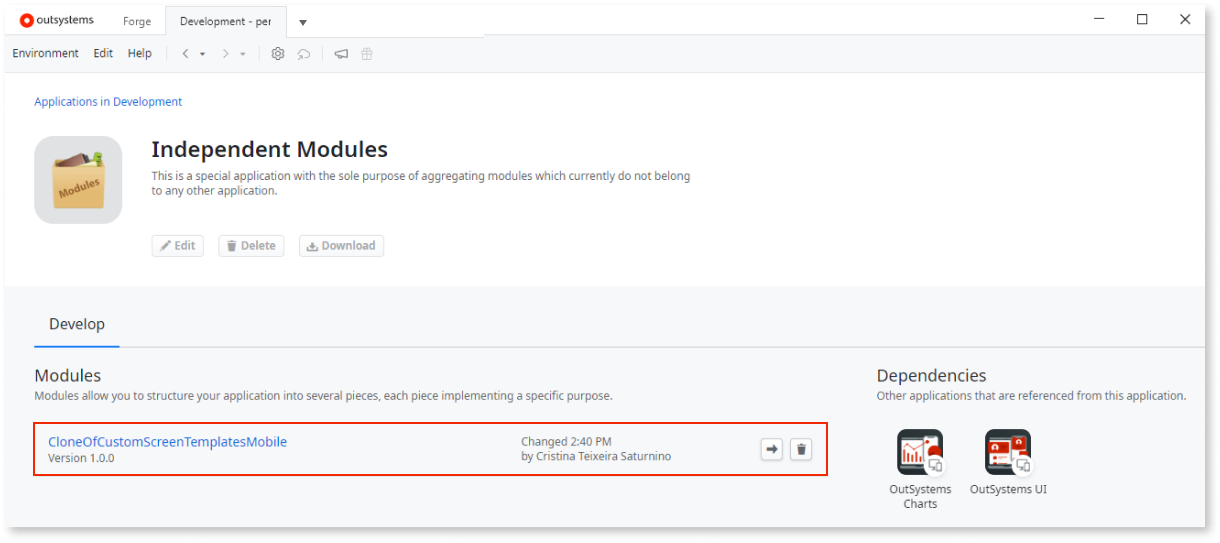 Creating Screen Templates - OutSystems 11 Documentation