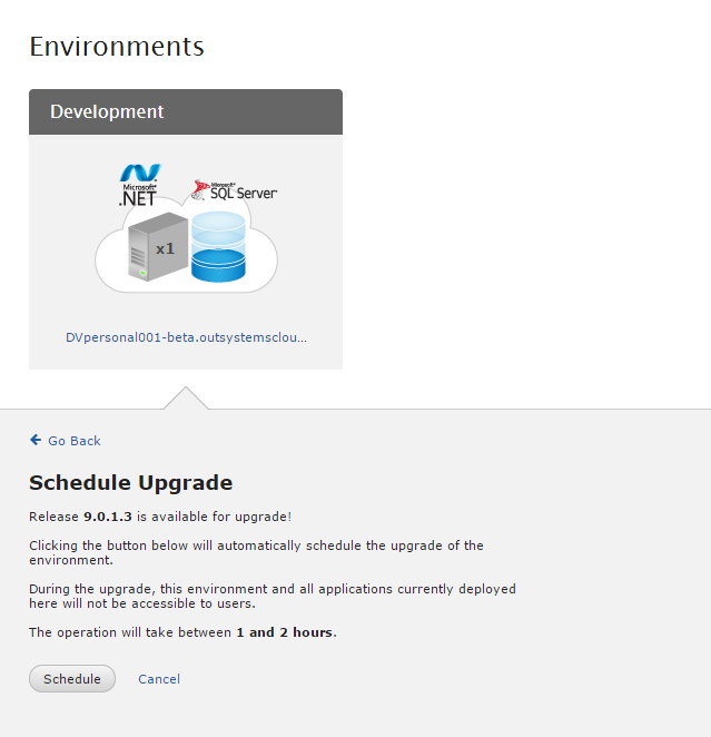 Upgrading your Cloud demo - OutSystems Support