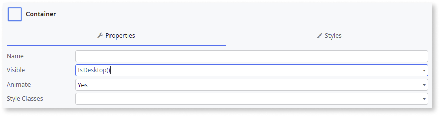 Responsive UI - OutSystems 11 Documentation