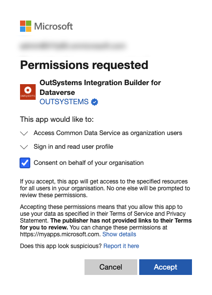 Microsoft Dynamics 365 integration - OutSystems 11 Documentation