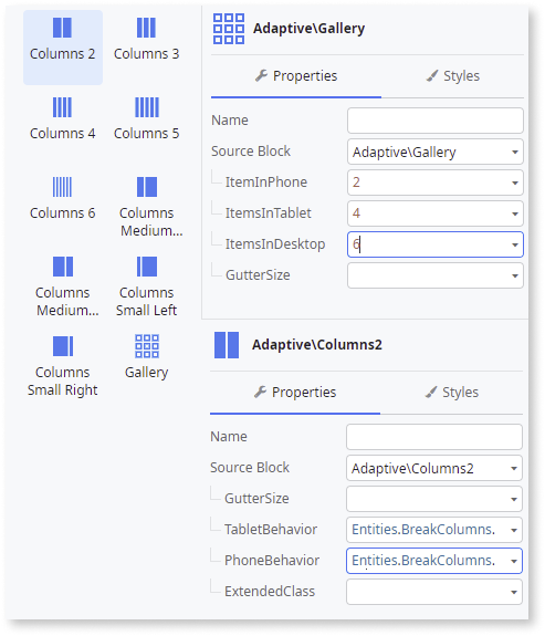 Responsive UI - OutSystems 11 ドキュメンテーション