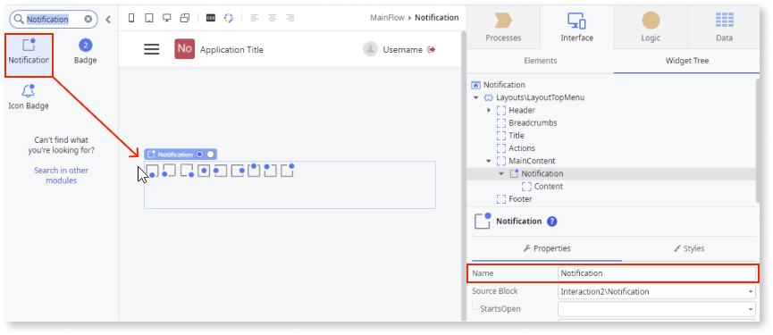 Notification - OutSystems 11 Documentation