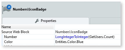 Icon Badge - OutSystems 11 Documentation