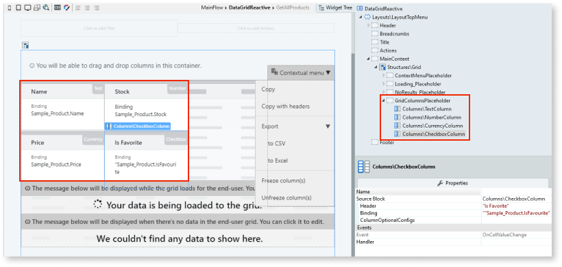 OutSystems Data Gridでのデータ編集 - OutSystems 11 ドキュメンテーション