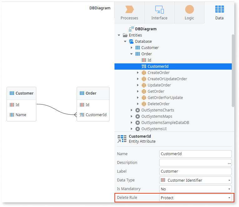 Delete Rules - OutSystems 11 Documentation