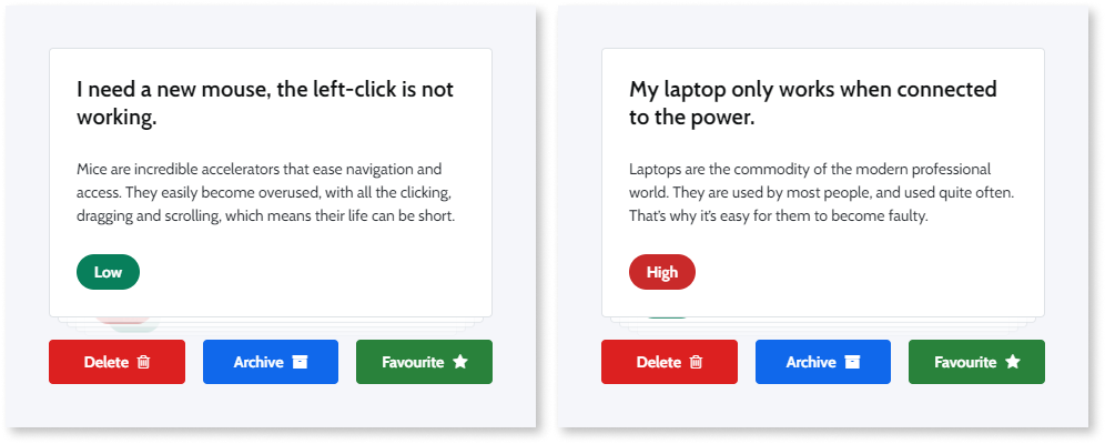 Stacked Cards - OutSystems 11 Documentation
