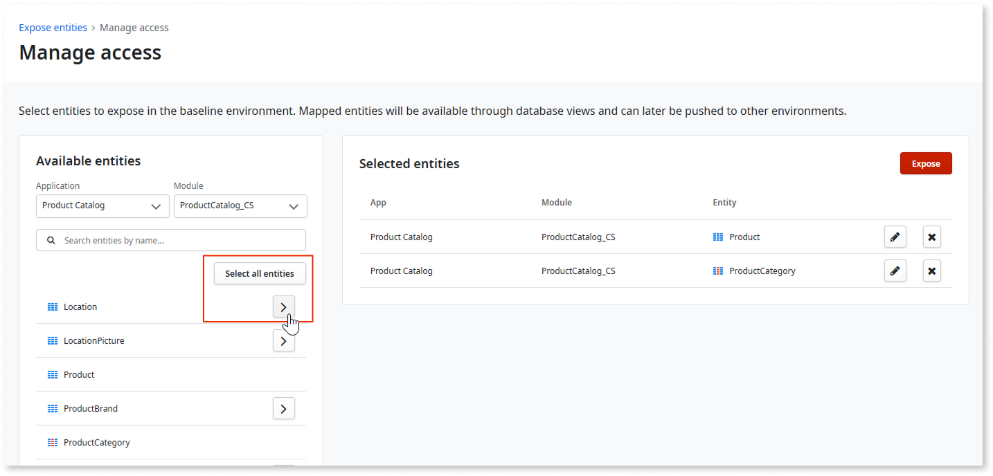 Expose O11 entities to ODC - OutSystems 11 Documentation