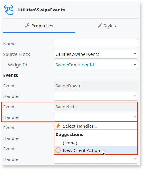 Swipe Events - ODC Documentation