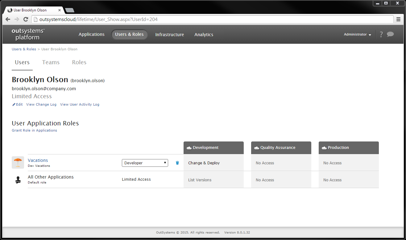 Manage IT Teams - OutSystems 10 Documentation