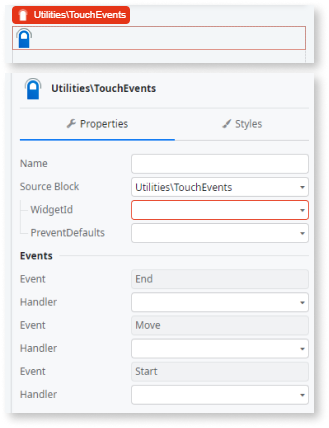 Touch Events - OutSystems 11 Documentation